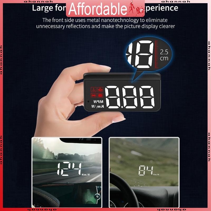 Ah Car Electronics Head-Up Display HUD Projector เครื่องวัดสัญญาณเตือน ...