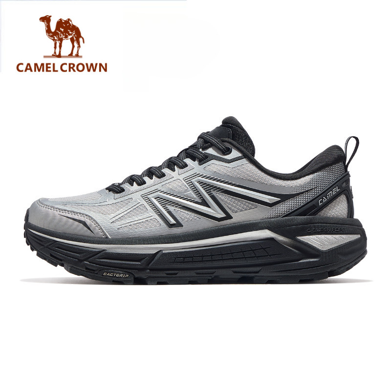 CAMEL CROWN【Wind Speed 2】รองเท้าวิ่งกันลื่นสําหรับผู้ชายรองเท้าผ้าใบ ...