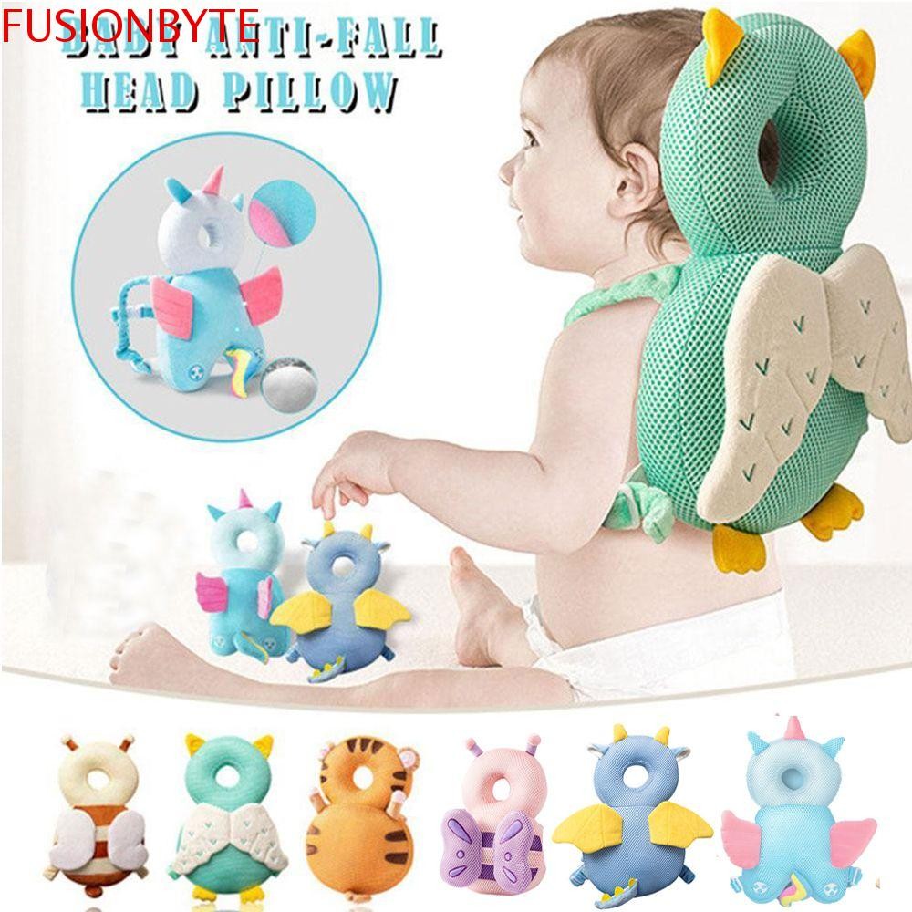 Fusionbyte หมอนป้องกันศีรษะเด็ก Breathable Kawaii Head Protector กระเป๋าเป้สะพายหลังผีเสื้อ ...