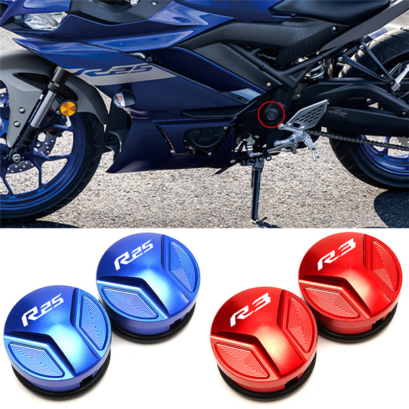 โปรโมชั่น ใช้ได้กับ Yamaha YZF-R3/R25 15-20 ดัดแปลง CNC Body Cap Plug ...