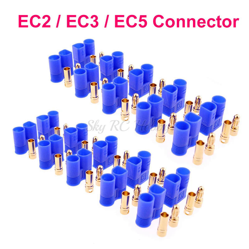 KS EC2 EC3 EC5 ชายหญิงประเภทขั้วต่อแบตเตอรี่Goldenแบตเตอรี่กล้วยBullet ...