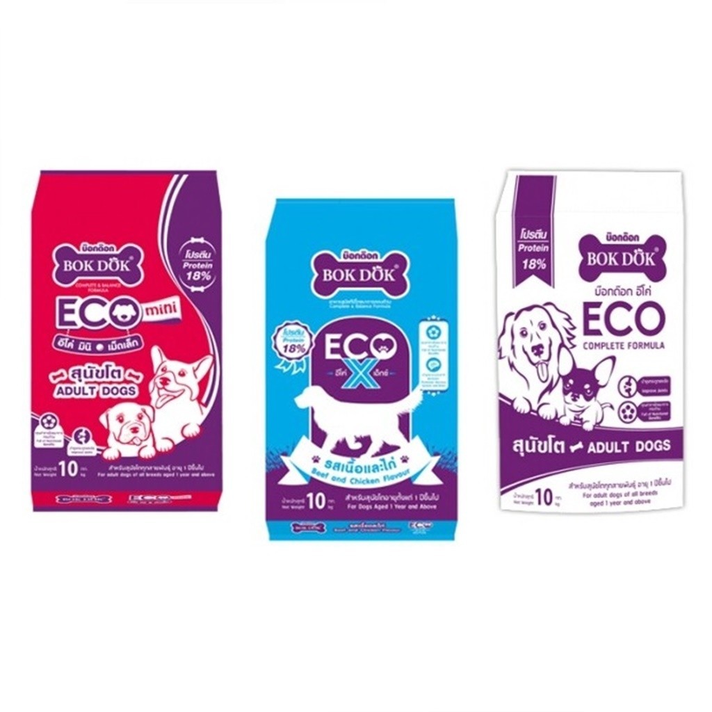 BOKDOK อาหารสุนัขโต 1 ปีขึ้นไป ECO 10 kg. | Shopee Thailand