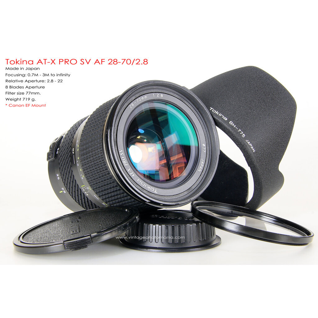 Tokina AT-X PRO SV AF 28-70/2.8 *Canon EF Mount | Shopee Thailand