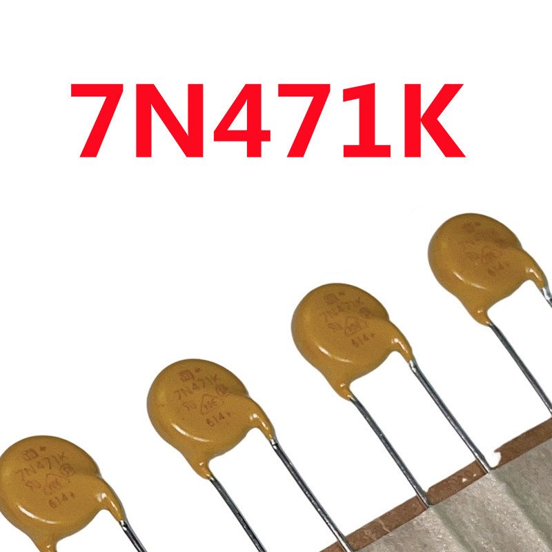 ชิปแรงดันไฟฟ้า 7N471K JVR07S471K 7N471 7D471 470V 7 มม. 10 ชิ้น ...