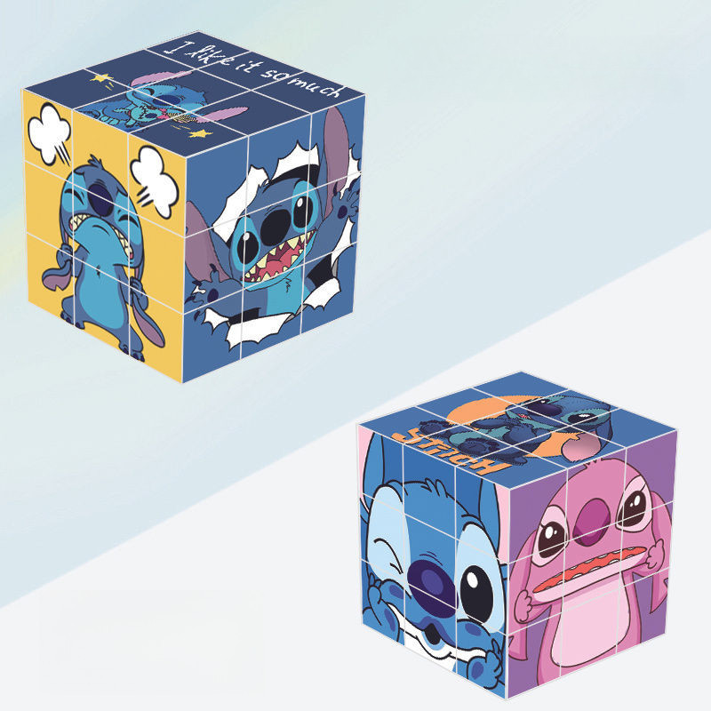 Stitch Third-order Rubik's Cube เด็กสร้างสรรค์การศึกษาอะนิเมะของเล่น ...