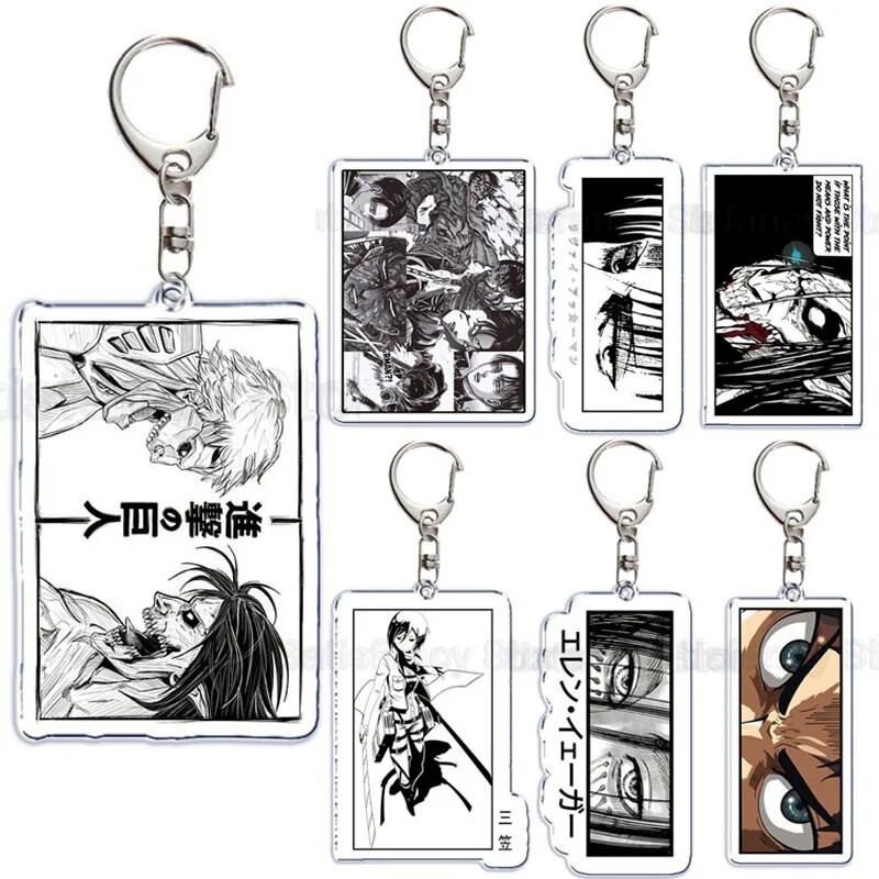 Attack on Titan AOT Erwin Smith Levi·Ackerman Eren Jaeger พวงกุญแจ a04 ...