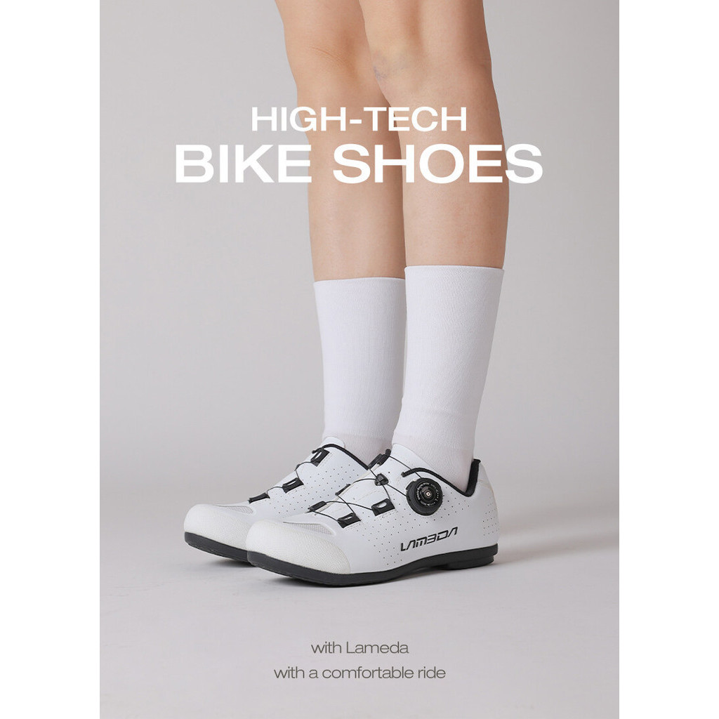 Lameda รองเท้าปั่นจักรยาน ไร้ล็อค ระบายอากาศ ดับกลิ่น กันแบคทีเรีย ...