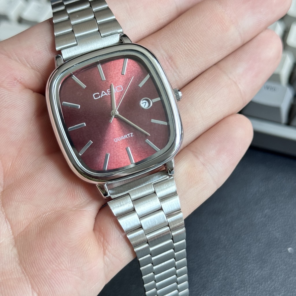 Ca-s-1-0 A138 นาฬิกาข้อมือผู้ชาย พร้อมปฏิทิน สายสแตนเลส (ไม่มีกล่อง ...