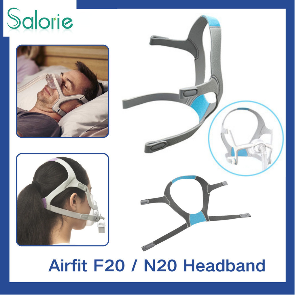 ที่คาดศีรษะ CPAP ปรับได้ แบบเปลี่ยน สําหรับ Resmed Airfit F20 N20 ...