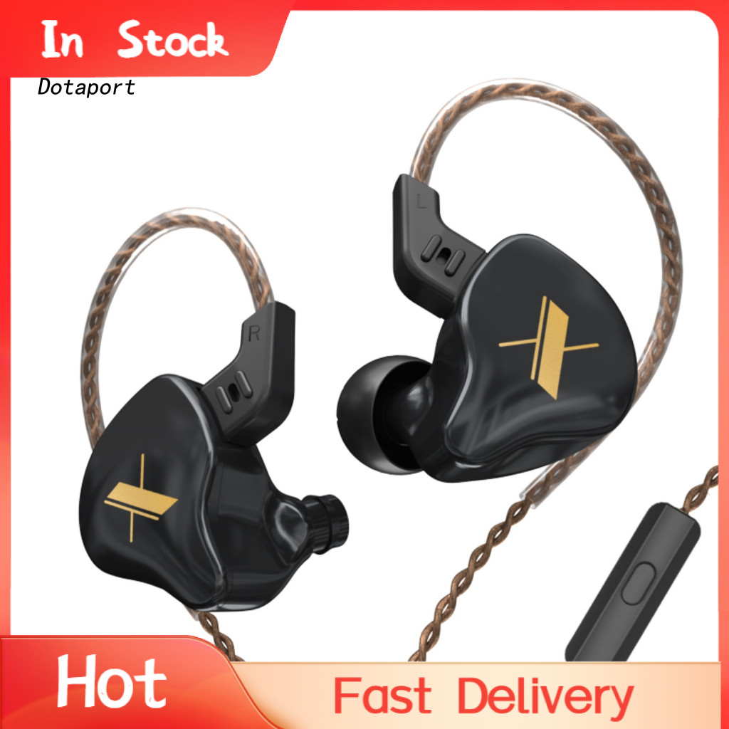 Kddt- KZ EDX หูฟังอินเอียร์ แบบไดนามิก เบสหนัก พร้อมไมโครโฟน สําหรับ ...