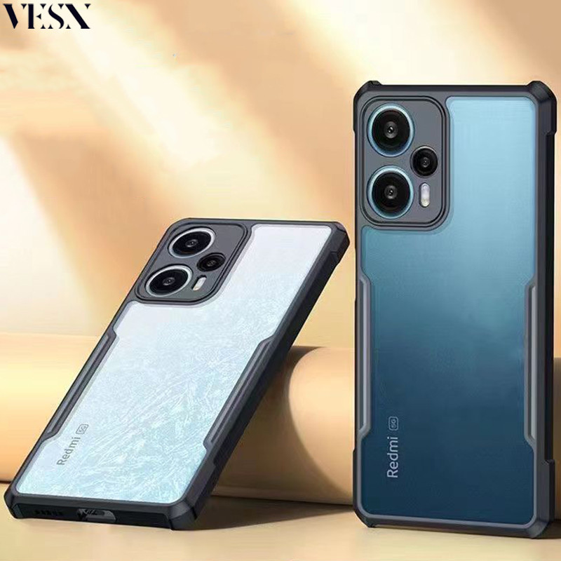 อะคริลิคใสหุ้มเกราะกันกระแทกกรณีโทรศัพท์ Redmi 14C 13 13C 12 12C 10 10C 9 9T 9A A3 A2 A2+ A1 A1 ...