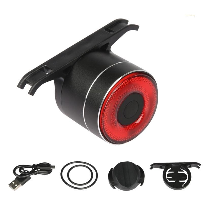 Qq* ไฟท้ายจักรยาน LED IP64 กันน้ํา ชาร์จไฟได้ 4 โหมด เพื่อความปลอดภัย ...