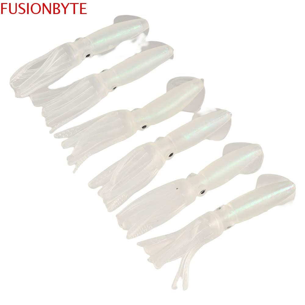 Fusionbyte เหยื่อตกปลาปลาหมึก, เรืองแสงใน Dark สีสันหลอด Luminous ปลาหมึก, เรืองแสงเหยื่ออ่อน ...