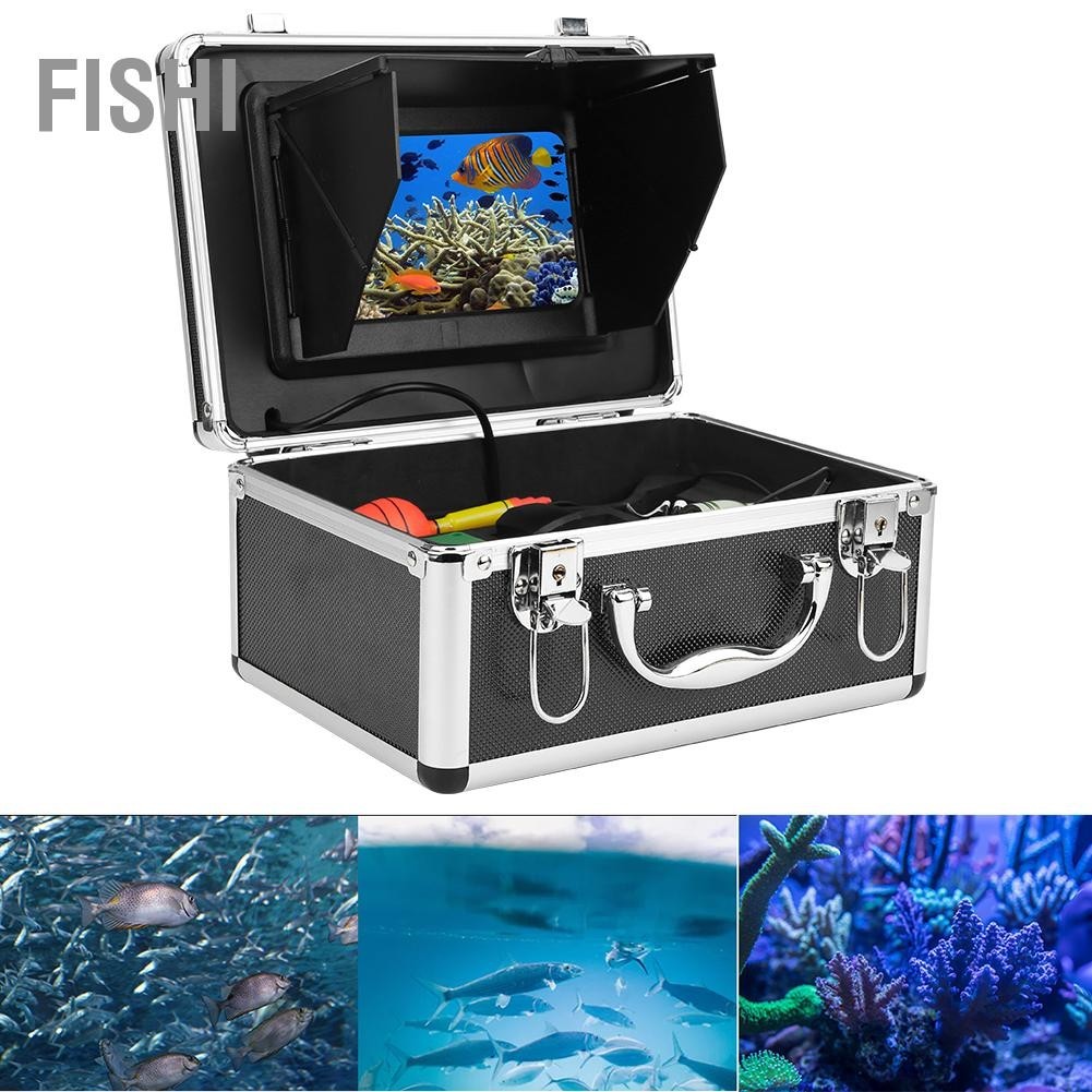 Fishi อลูมิเนียมขนาด 7 นิ้ว High Definition Visual Fish Finder แสง ...