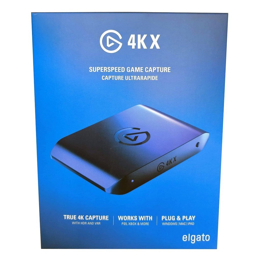 Elgato 4K X External Capture Card (10GBH9901) - USB-C, HDMI 2.1 4K144 ...
