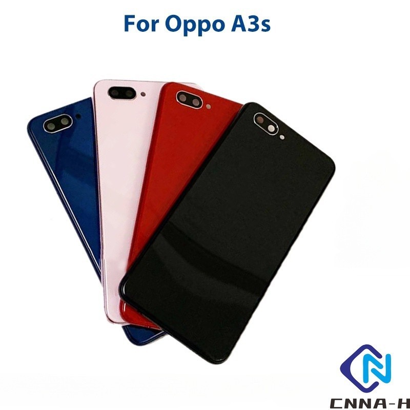 VB4O & ทดสอบ 100% ฝาหลังสําหรับ Oppo A3s ฝาหลังแบตเตอรี่ CPH1803 ...