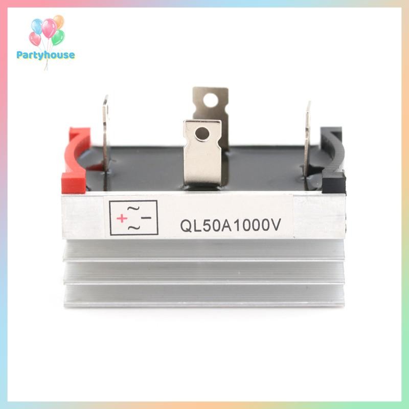 Uvig> ฐานฮีทซิงค์อลูมิเนียม Single Phase Bridge Rectifier Diode 50A ...