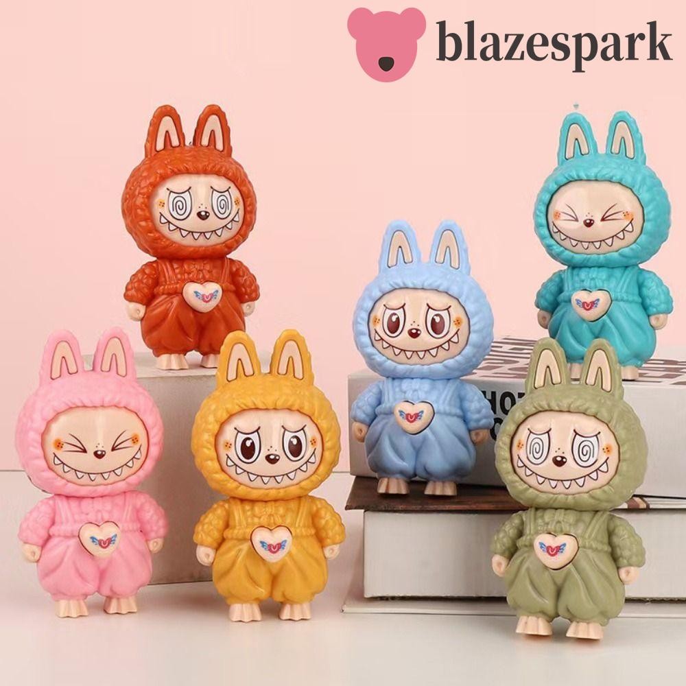 Blazespark Labubu เปลี่ยนหน้าตุ๊กตา,พร้อมพวงกุญแจ 3 Facial Labubu Face ...