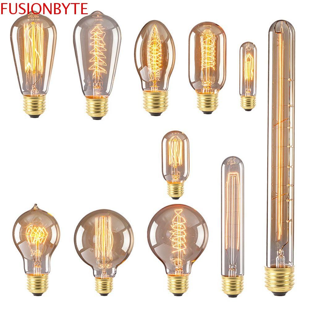 Fusionbyte หลอดไส้ 40W Multi-scene ใช้ตกแต่งบ้านไฟอุ่นเกลียว/straight Filament Dimmable Edison ...