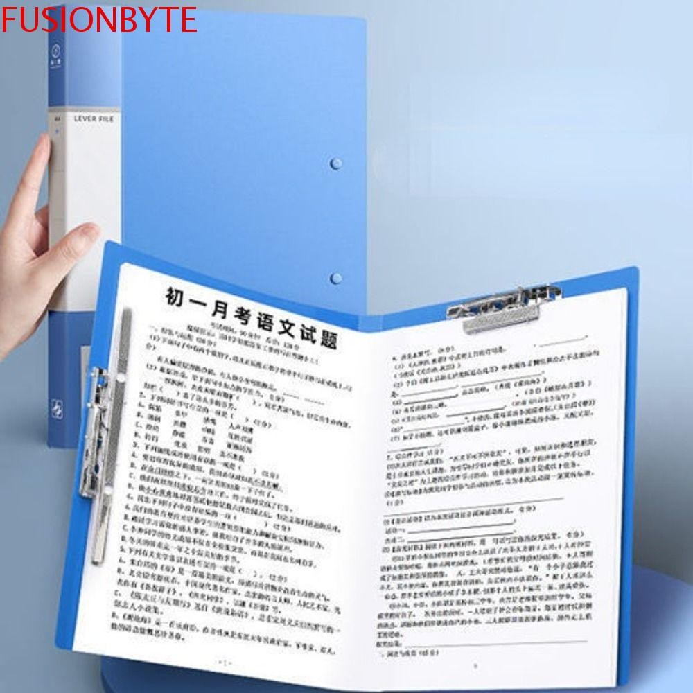 Fusionbyte แฟ้มโฟลเดอร์ A4 คลิปบอร์ดนักเรียนกระดาษทดสอบแบบพกพาผู้ถือใบเสร็จเครื่องเขียนโรงเรียน ...
