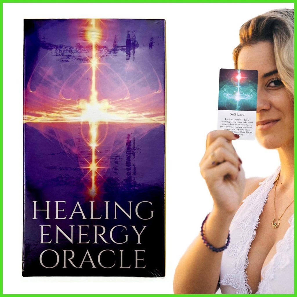 healing energy oracle Cards English version ไพ่ทาโรต์ ไพ่ทาโรต์ พลังงาน แบบดั้งเดิม 54 แผ่น ...