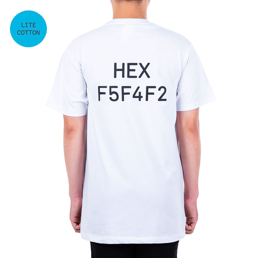 เสื้อยืด Sch Hex F5F4F2 Ss สีขาว | Shopee Thailand