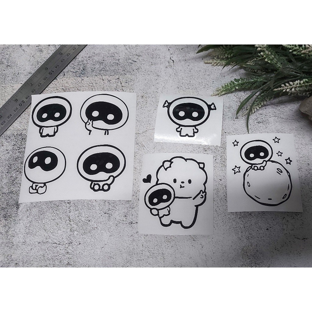 WOOTTEO [BTS JIN The Astronaut] DECAL VINYL STICKER | Shopee Thailand