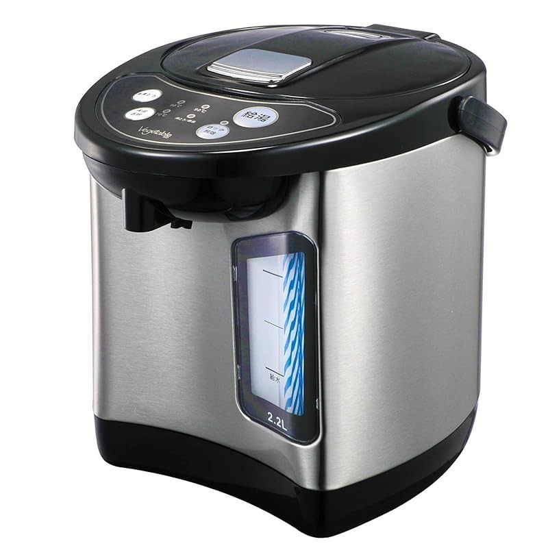 【Direct from Japan】[Tokyo Deco] Electric Hot Water Pot 2.2L, 3 ...