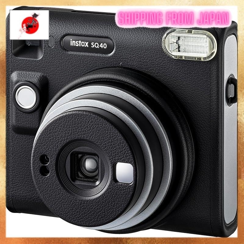 [จากญี่ปุ่น] Fujifilm Fujifilm กล้องอินสแตนท์ "Cheki Square" Instax Square Sq40 Black Ins Sq 40 ...