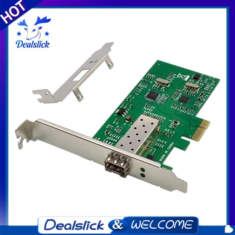 【Dealslick】RTL8105E Pci-e X1 อะแดปเตอร์การ์ดเครือข่ายอีเธอร์เน็ต 100M พอร์ตเดียว SFP ไฟเบอร์ ...