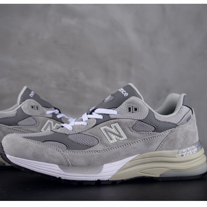 NEW BALANCE 992 สีเทาสีขาว NB992 Original Ash M992GR NB รองเท้าผ้าใบ ...