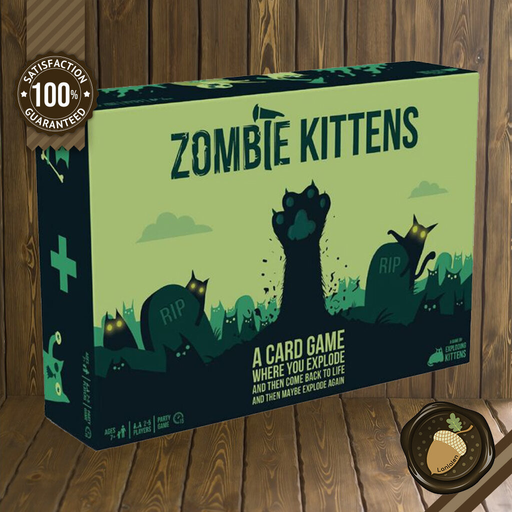 Exploding Kittens: Zombie Kittens Board Game บอร์ดเกม | Shopee Thailand