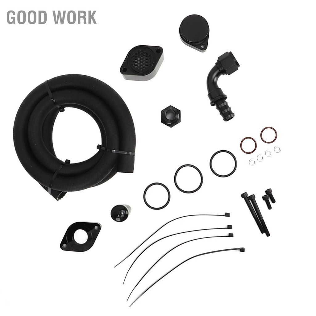 Good Work CCV เปลี่ยนเส้นทางเครื่องยนต์ระบายอากาศชุดเครื่องยนต์ Crankcase Breather ชุดสำหรับ ...