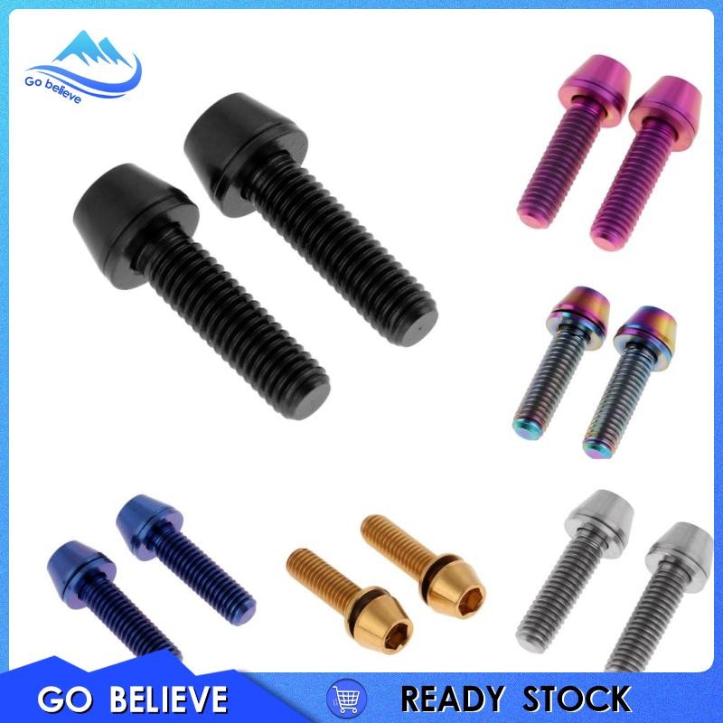 [Highlife1] 2 ชิ้นความแข็งแรงสูงไทเทเนียมอัลลอยด์ M5x16 M5x18 M5x20 มม. ...