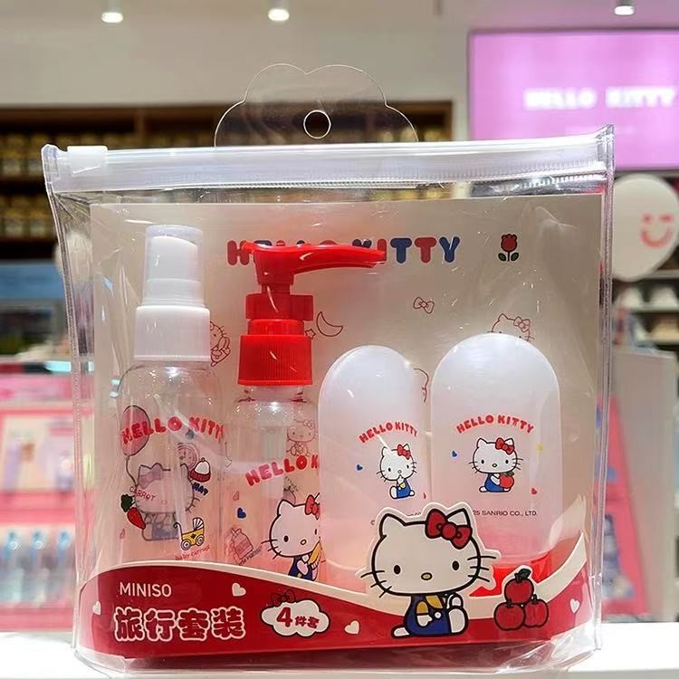 Miniso Hello Kitty ชุดเดินทางแบบพกพา | Shopee Thailand