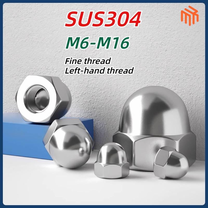 [SVN] 304 Fine Thread Cap Type Nut M6-M8-M10-M12-M14-M16 ฝาปิดเกลียวเชิงลบประเภท Nut | Shopee ...