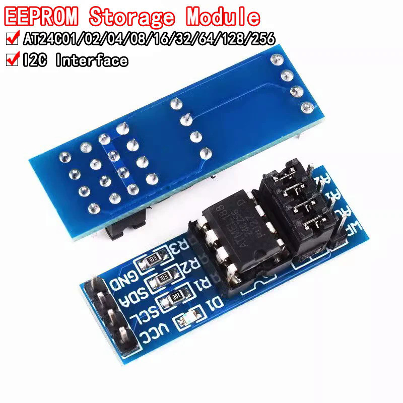 ใหม่ โมดูลหน่วยความจํา AT24C256 AT24C01 02 04 08 16 32 64 128 256 I2C EEPROM | Shopee Thailand