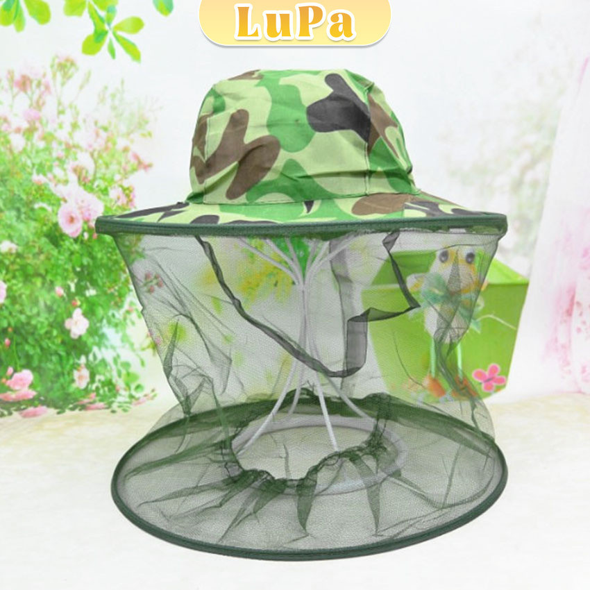 LuPa หมวกปีกกว้างกันแมลง หมวกมุ้งเดินป่า Insect hat | Shopee Thailand