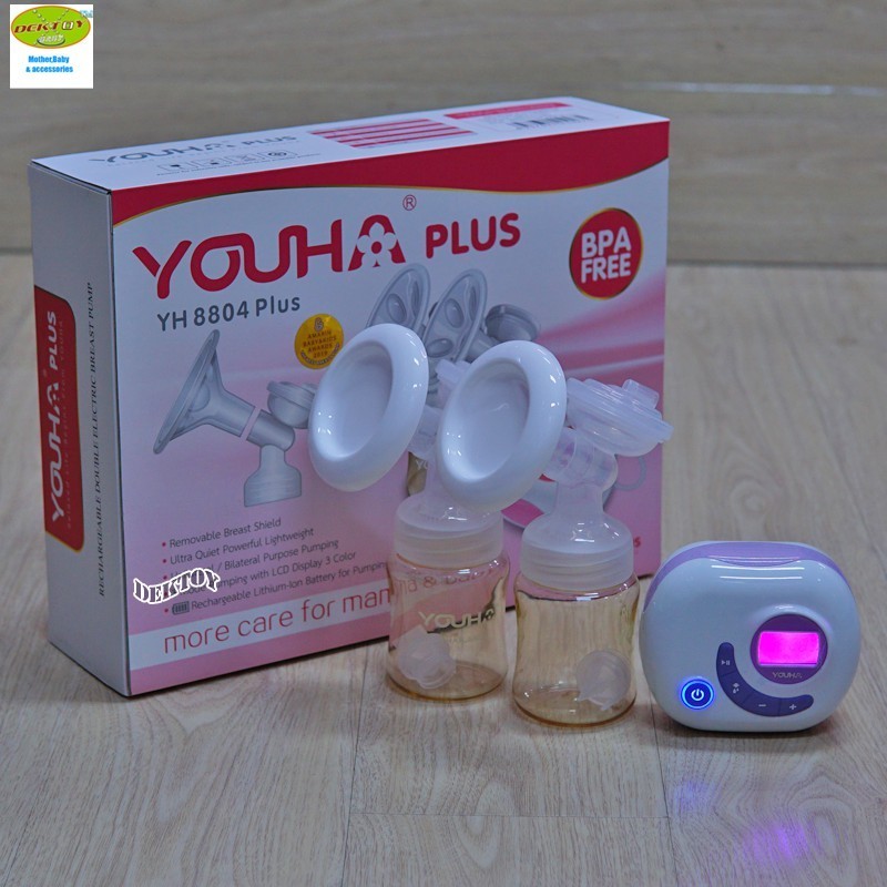 ที่ปัั๊มนม เครื่องปั้มนม youha plus 8804+ ที่ปั้มนม ยูฮาพลัส ประกันศูนย์ 1 ปี มีเครื่องสำรอง ...