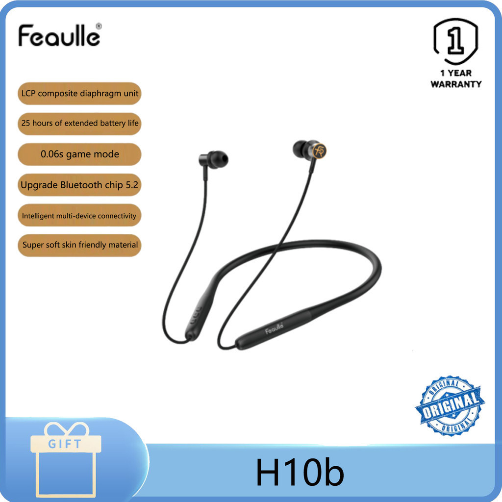 Feaulle H10b ชุดหูฟังอินเอียร์ บลูทูธไร้สาย ความทนทานสูง | Shopee Thailand