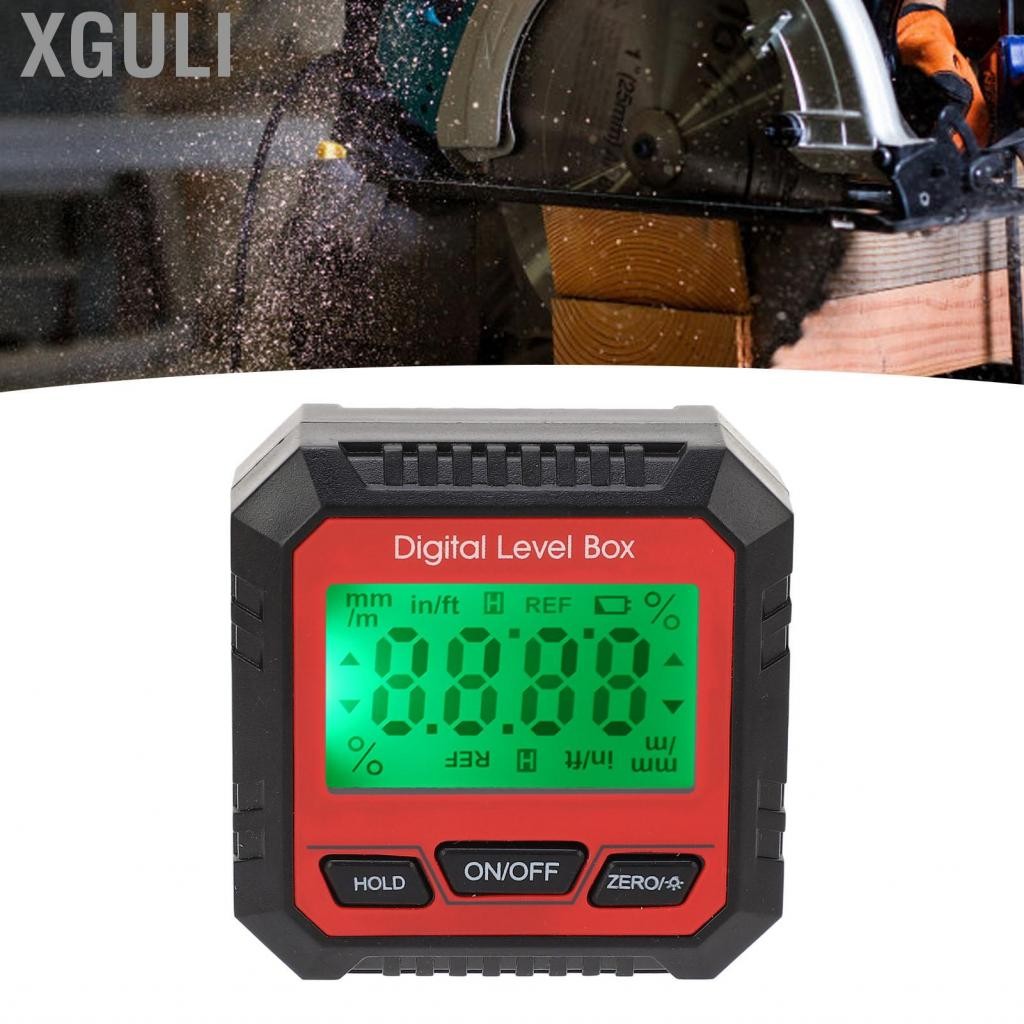 Xguli Magnetic Digital Angle Finder ความแม่นยำสูงยาวนานล็อคข้อมูลแอปพลิ ...