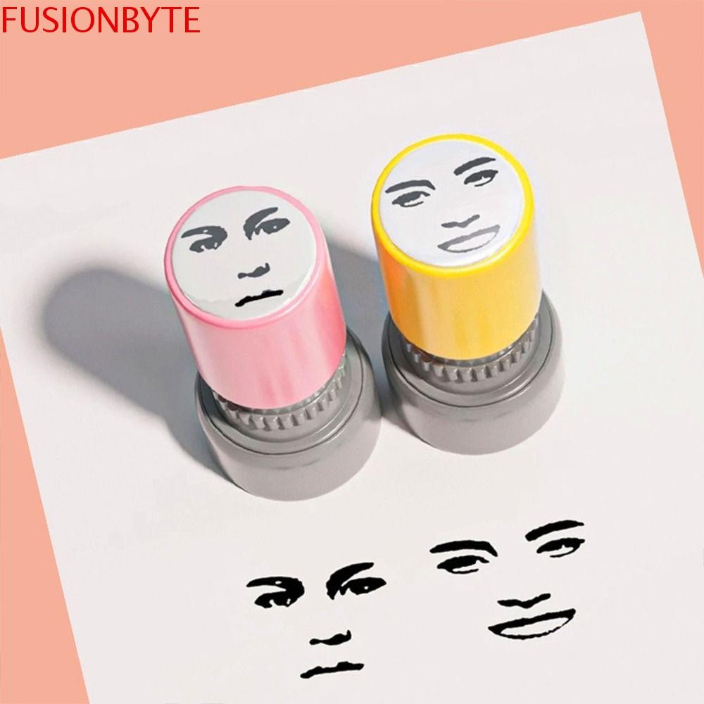Fusionbyte Face Memes Seal แสตมป์, Novetly แกะสลักตลกแสตมป์ซีล, Creative Prank Trick Self-Inking ...