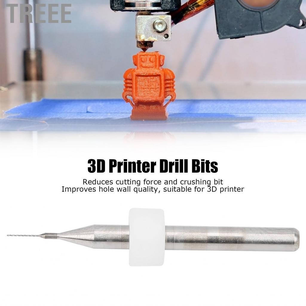 Treee บิตสว่านเครื่องพิมพ์บิตกระบวนการบดละเอียดบิตสำหรับบอร์ด PCB 3D | Shopee Thailand