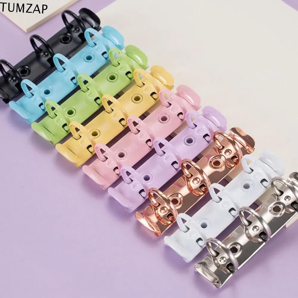 Tumzap A8 คลิปหนีบกระดาษ, ไดอารี่คุณภาพสูงโลหะเกลียวแหวน Binder คลิป, ทนทาน DIY อัลบั้มที่ถอดออก ...