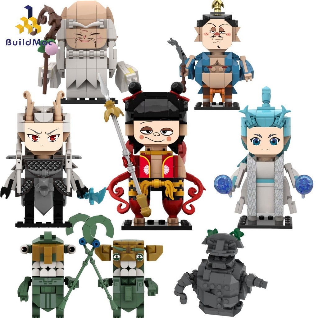 Ne Zha 2 Brickheadz รุ่น Aobing และ Taiyi Zhenren และ Infinite Immortal ...