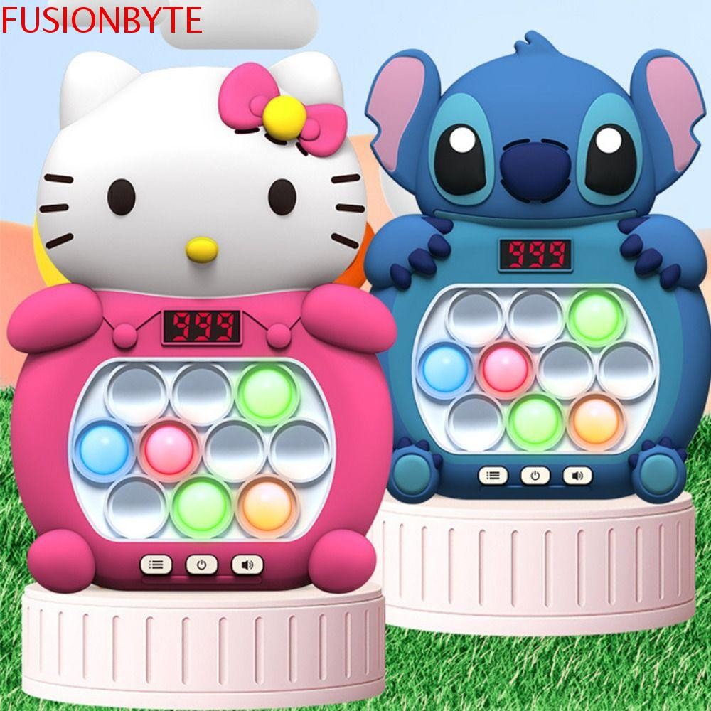 Fusionbyte Kuromi Quick Push เกมคอนโซล,น้ําหนักเบา Pikachu Pop Up Fidget Bubble ของเล่น, เกมการ ...
