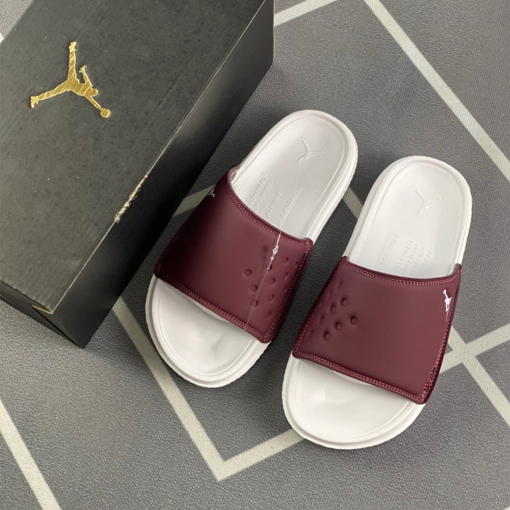 NK Air Jordan Super Play Slide Summer Trend รองเท้าแตะชายหาดกลางแจ้งแบบ ...