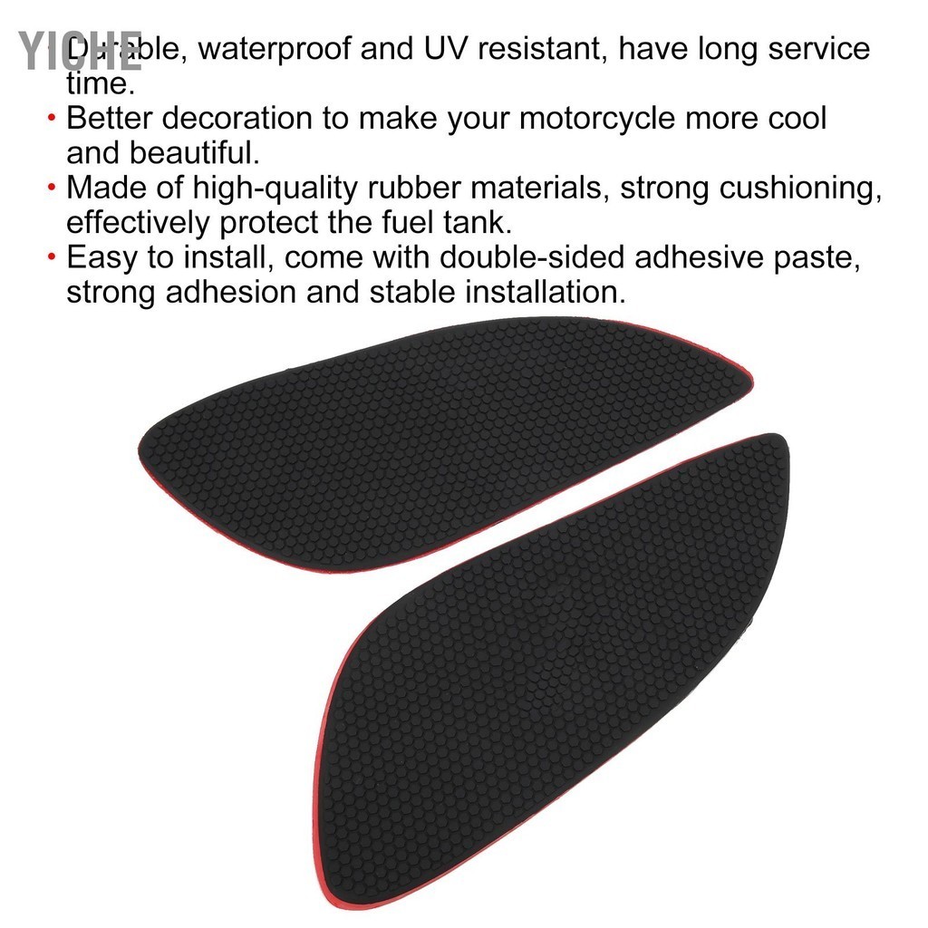 YiChe ถังน้ำมันเชื้อเพลิงรถจักรยานยนต์ Pad 3 มิติเปลี่ยนยางกันน้ำสำหรับ YAMAHA XSR155 2019-2021 ...