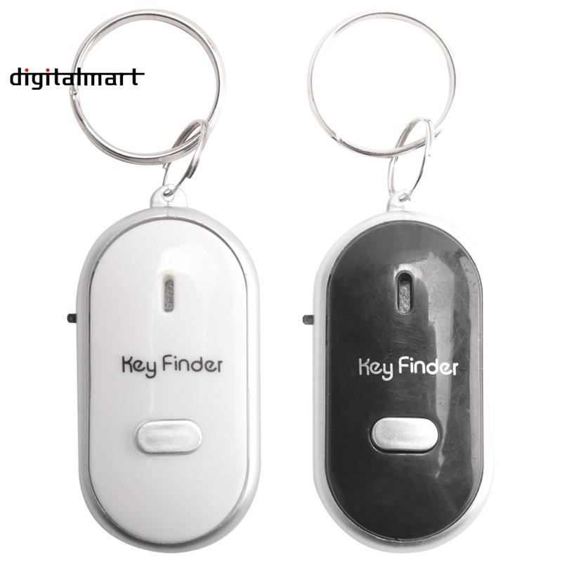 2 ชิ้นนกหวีด Lost Key Finder กระพริบ Beeping Locator พวงกุญแจระยะไกล ...