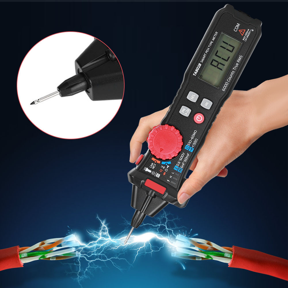 Pocket Pen Multimeter การออกแบบสไตล์ปากกาอัจฉริยะดิจิตอลหน้าจอขนาดใหญ่ ...